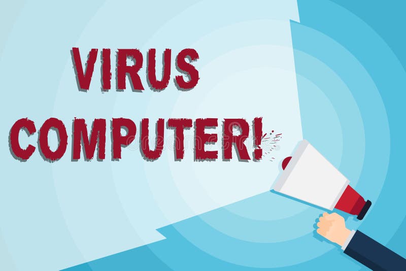 Word Writing Text Virus Computer. Business Concept for Malicious ...