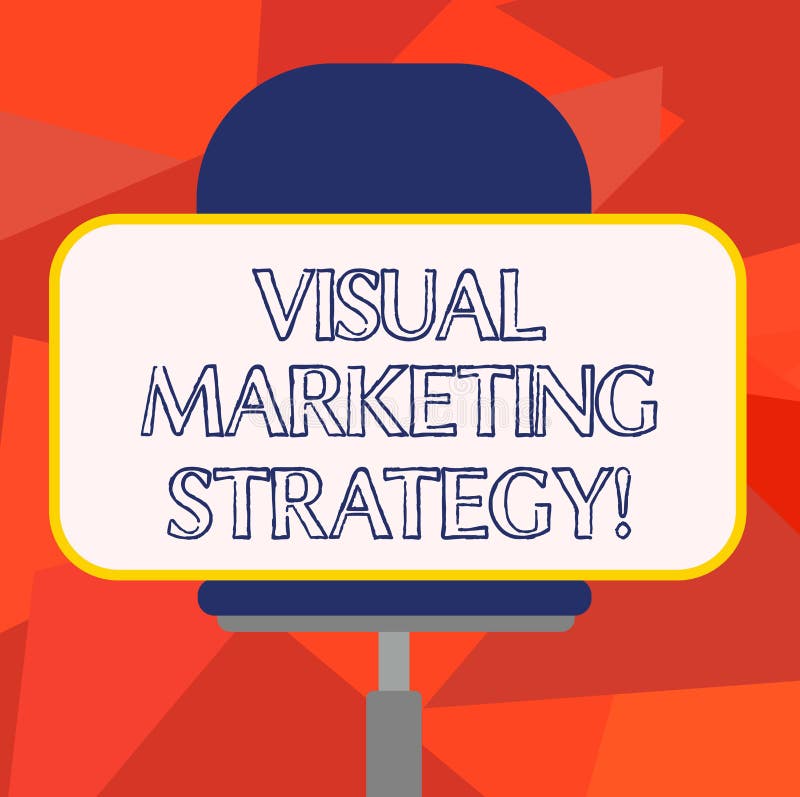Word Writing Text Visual Marketing Strategy. Business Concept for ...