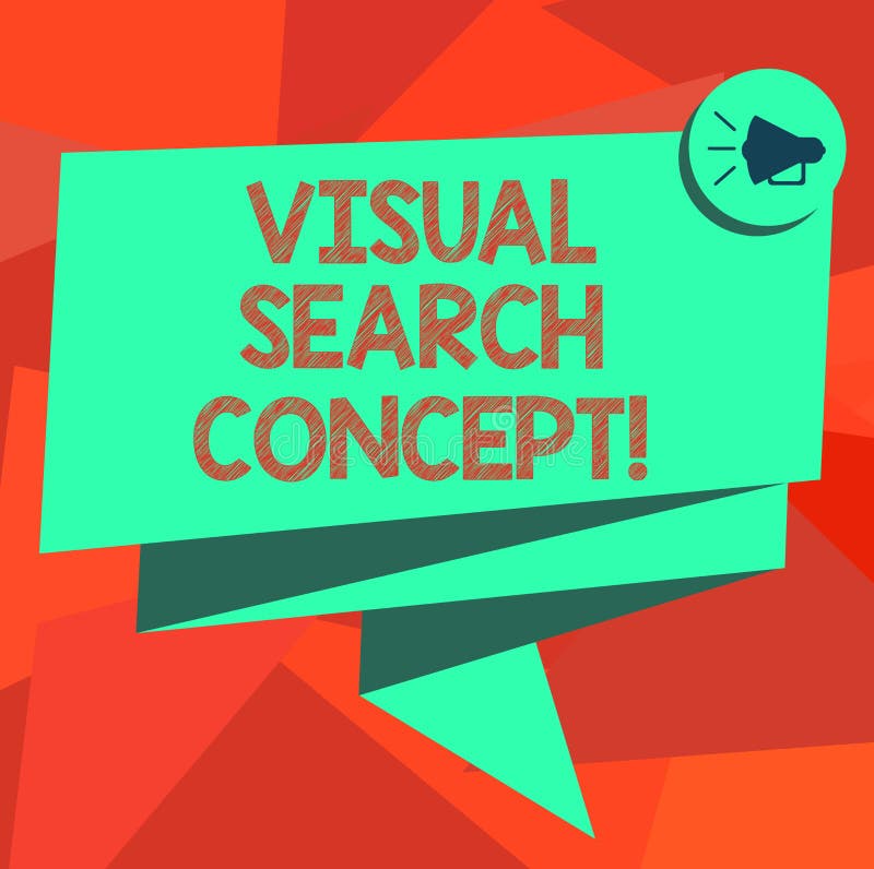 Word Writing Text Visual Search Concept. Business Concept for ...