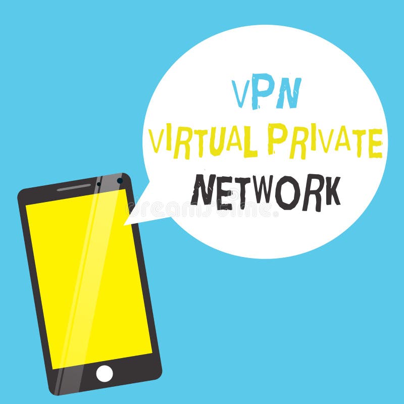 Word Writing Text Vpn Virtual Private Network. Business Concept for ...