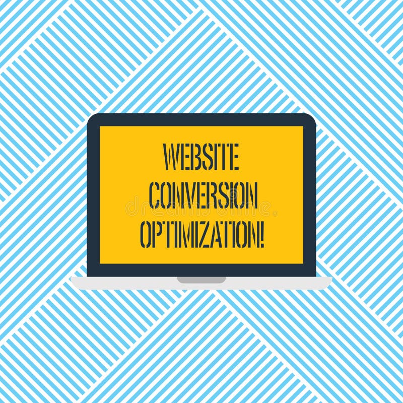 Word Writing Text Website Conversion Optimization. Business Concept for ...