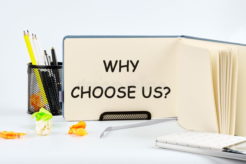 Word Writing Text Why Choose Us Question. Business Concept Stock Photo ...