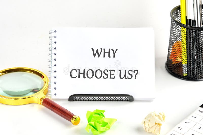 Word Writing Text Why Choose Us Question. Business Concept Stock Image ...