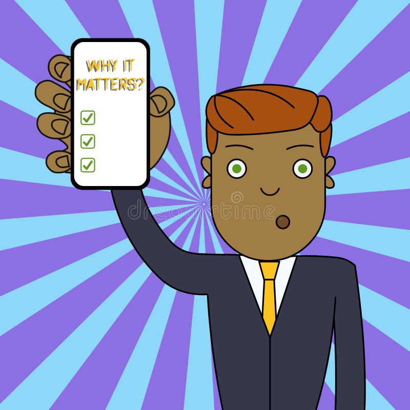 Word Writing Text Why it Matters Question. Business Concept for Ask ...