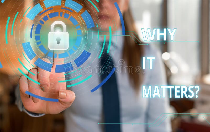 Word Writing Text Why it Matters Question. Business Concept for Ask ...