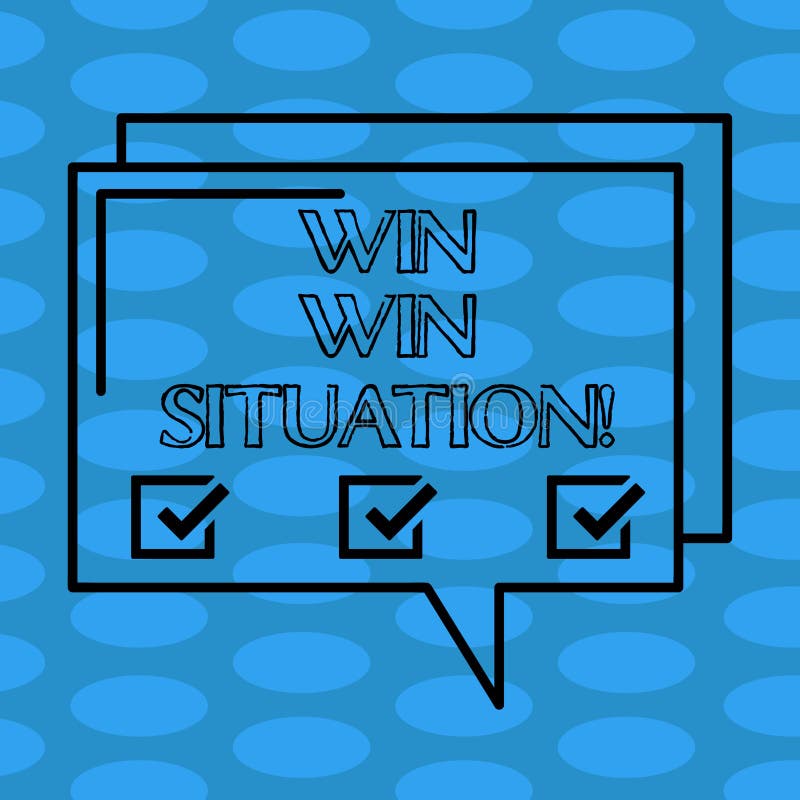 Win Win Situation Stock Illustrations – 735 Win Win Situation Stock ...