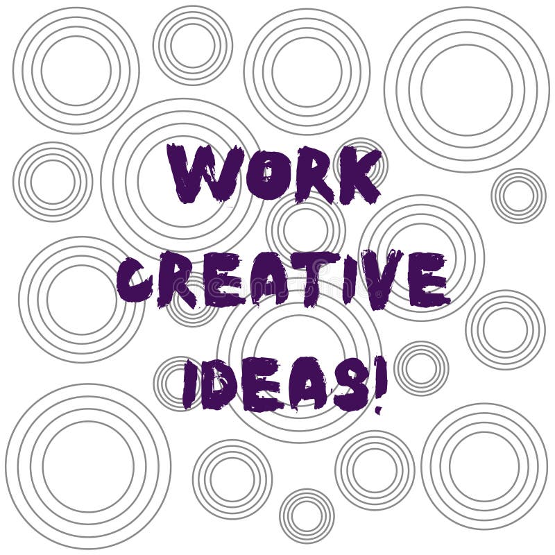Word Writing Text Work Creative Ideas. Business Concept for Has Ability ...