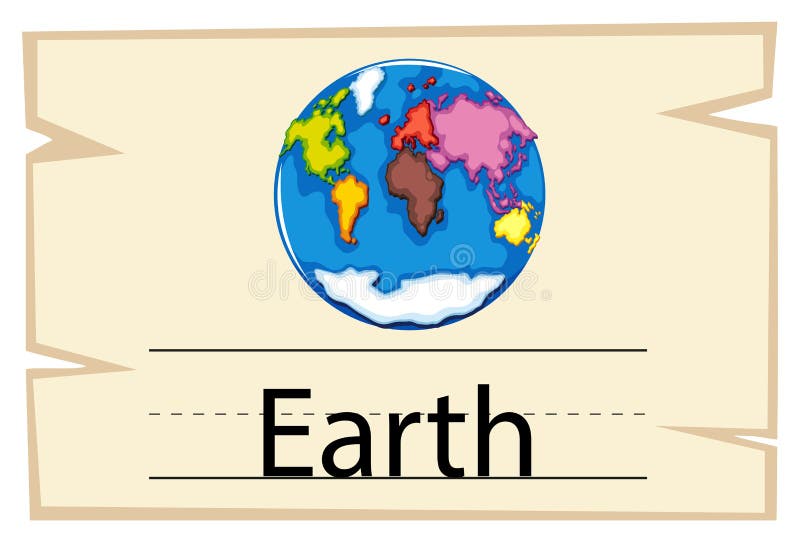 Word Earth Day Greetings stock illustration. Illustration of background ...