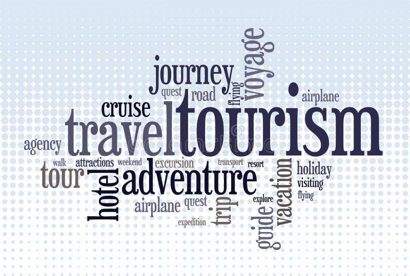 Wordcloud of turism stock vector. Illustration of poster - 19624157
