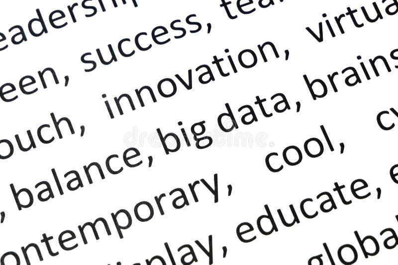 Words about Agile Printed on White Paper. Projects Methodology and ...