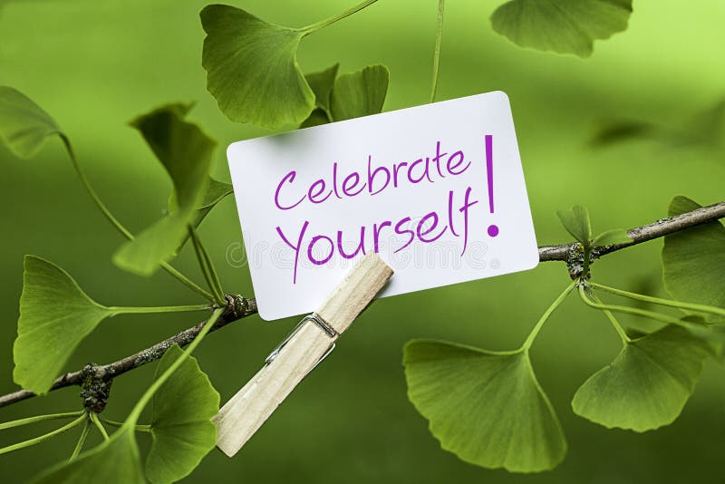 Celebrate Yourself! stock image. Image of aliveness - 108303395