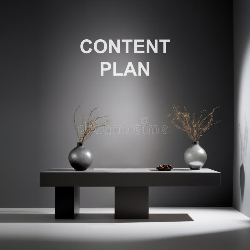 Words Content Plan Written on Paper. Concept of Creating Content and ...