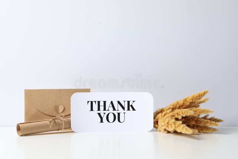 Words of Gratitude, Gratitude Concept, Text Thank You Stock Image ...