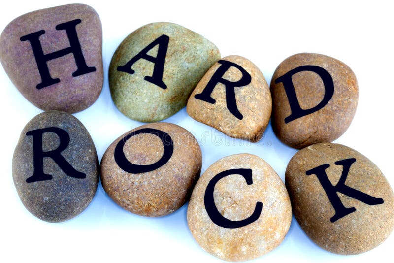 Pebbles Spelling Out "You Rock" Stock Photo - Image of colourful ...