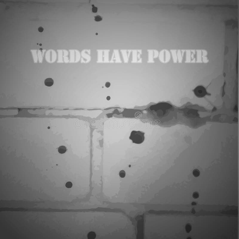 Words Have Power stock vector. Illustration of expertise - 62759273
