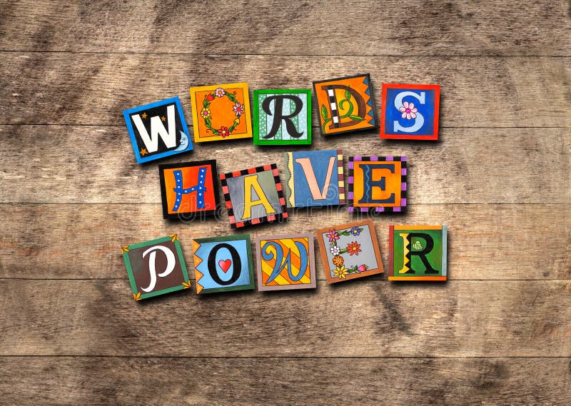 Words Have Power Stock Illustrations – 381 Words Have Power Stock ...