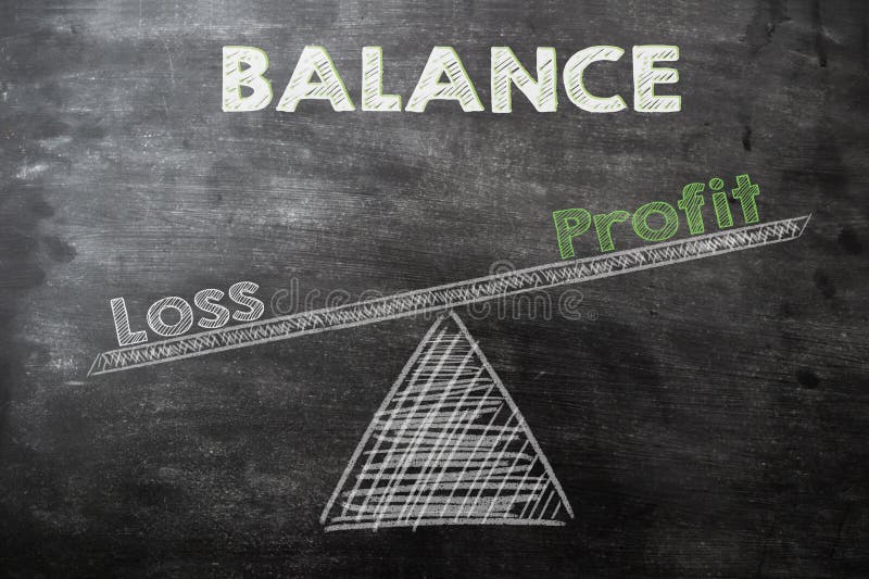 Words Loss and Profit As Business Mainstay on Chalkboard Stock Image ... Words Loss and Profit As Business Mainstay on Chalkboard Stock Image ...