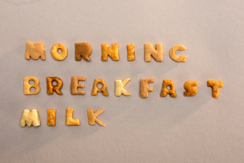 Healthy breakfast words stock photo. Image of letter - 28956262