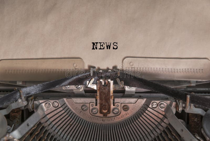 The Words `Novosti`, Written by an Old Typewriter. Stock Photo - Image ... The Words `Novosti`, Written by an Old Typewriter. Stock Photo - Image ...