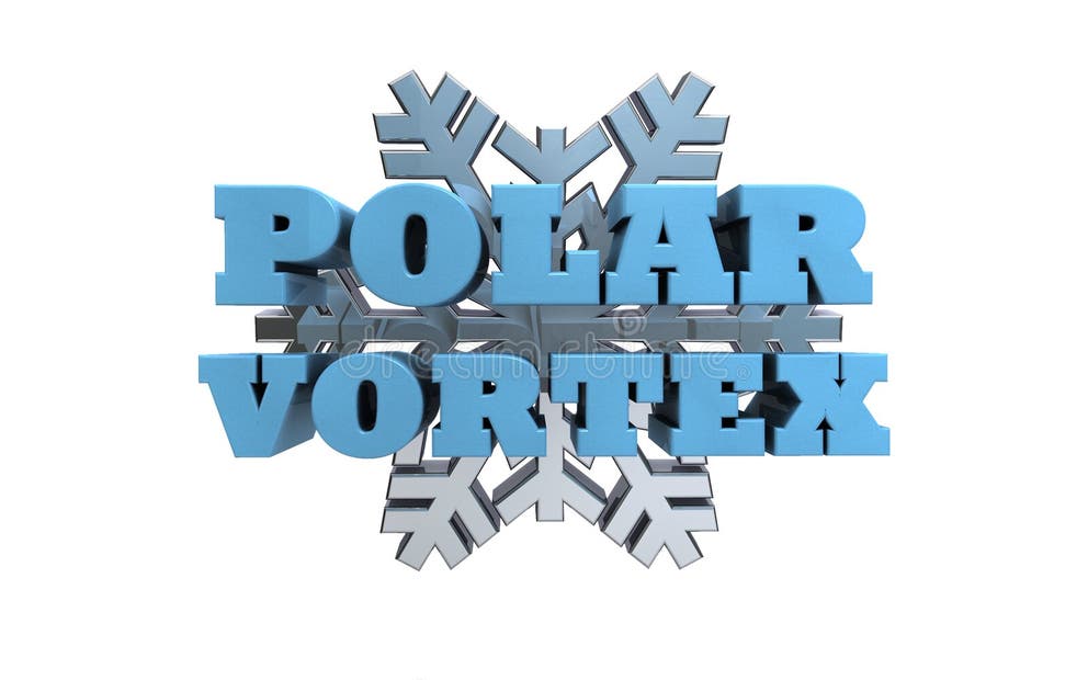 Polar Vortex stock illustration. Illustration of word - 138157474