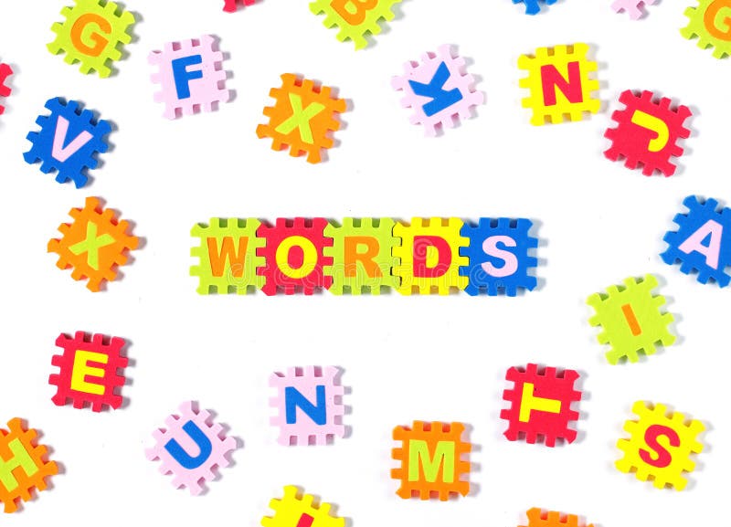 Words in puzzle stock image. Image of connect, cheerful - 17301493
