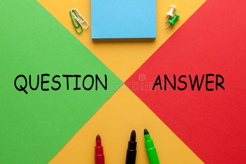 Question Answer Concept stock photo. Image of education - 153297728