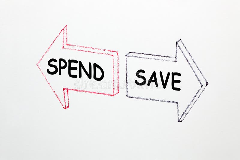 Save Spend Invest Stock Image Image Of Price Economy 138279547