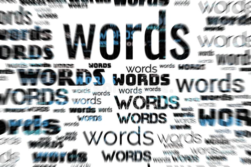 Words Text Abstract Educational Background Stock Illustration ...