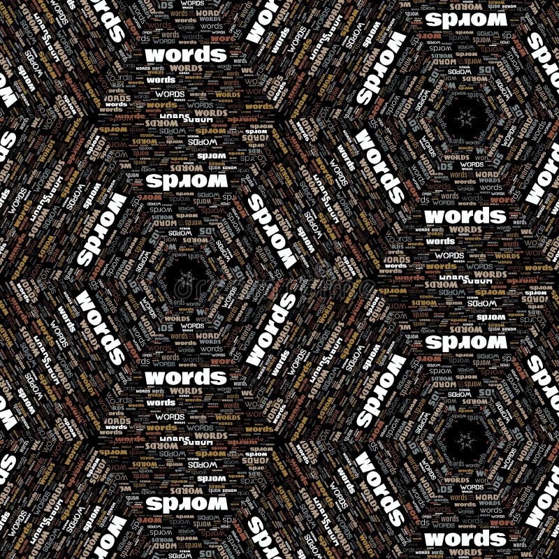 Words Text Abstract Educational White Background Stock Illustration ...