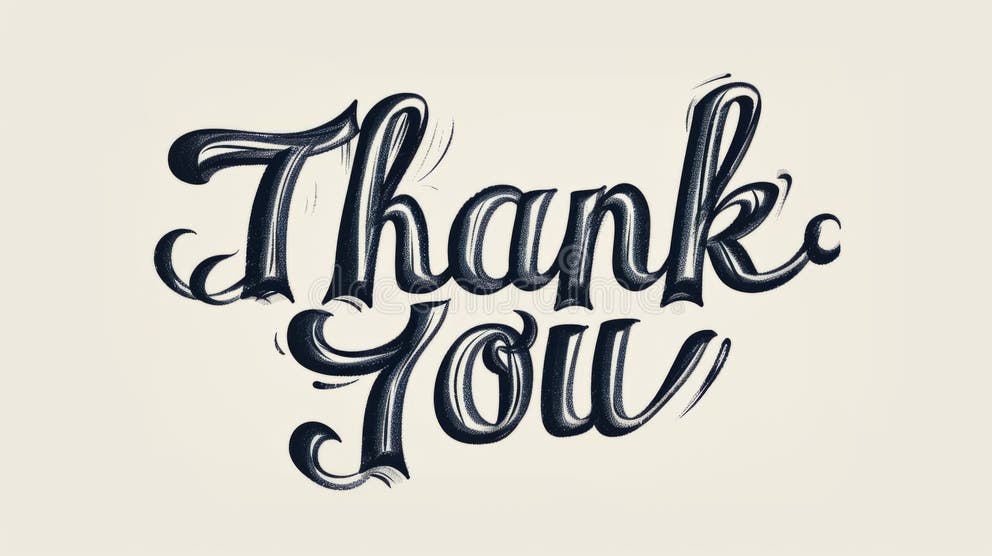 Thank You Script Stock Illustrations – 6,917 Thank You Script Stock ...