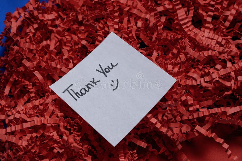 Thank You Sticker on with Background Stock Photo - Image of grateful ...
