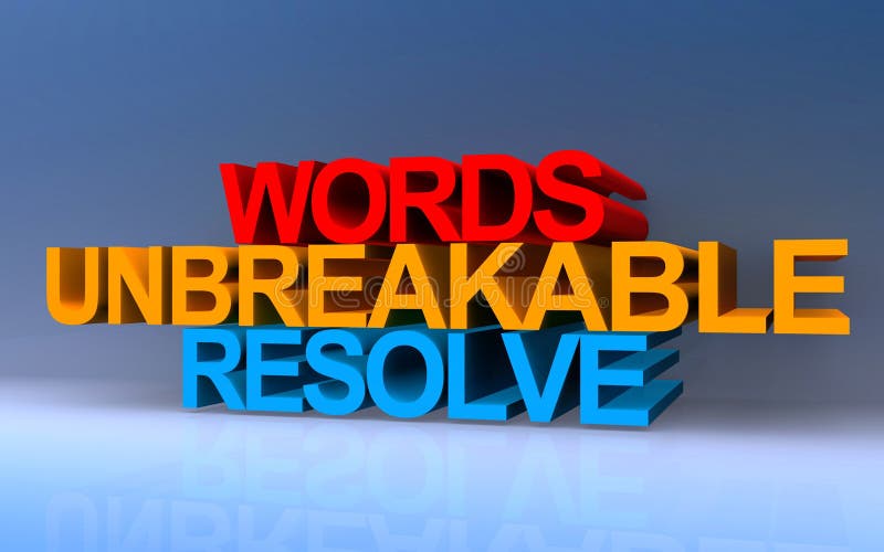 Unbreakable Relsolve Stock Illustrations – 1 Unbreakable Relsolve Stock ...