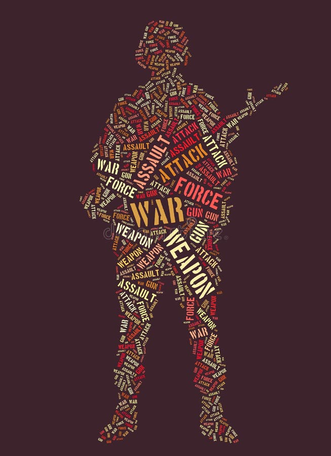 Words of war stock illustration. Illustration of text - 19623963