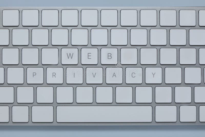 Words Web Privacy on the Computer Keyboard with Others Keys Deleted ...