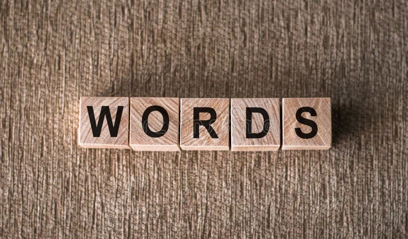 Words - Word Written on Wooden Cubes. Words Concept Stock Photo - Image ...