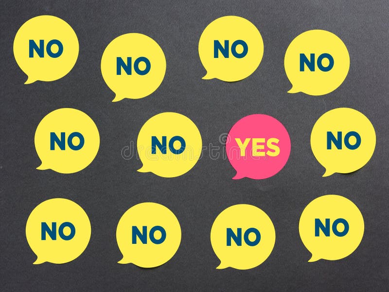 Yes No Speech Stock Photos - Free & Royalty-Free Stock Photos from ...