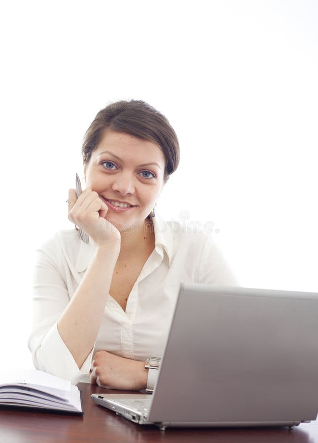 Businesswoman portrait stock image. Image of work, business - 19049555