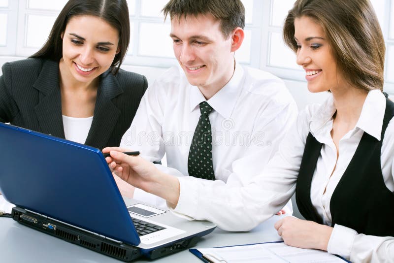 Computer work stock photo. Image of contemporary, entrepreneur - 5669194