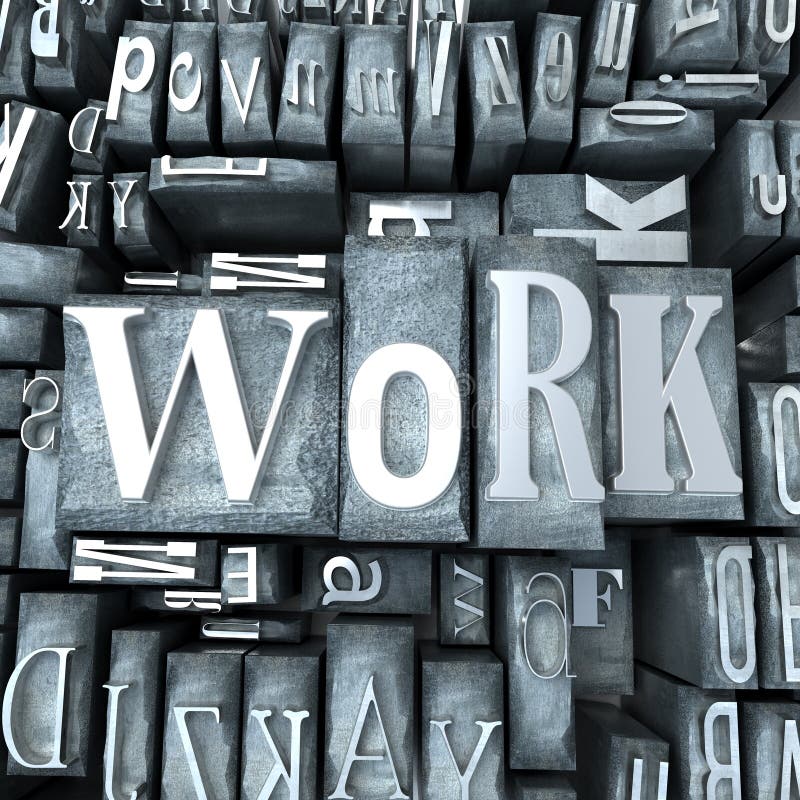 Work stock illustration. Illustration of characters, obsolete - 7489201