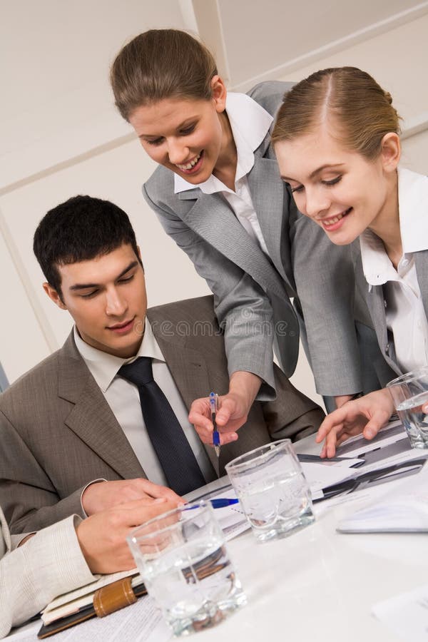 At work stock image. Image of corporate, confident, business - 9357347