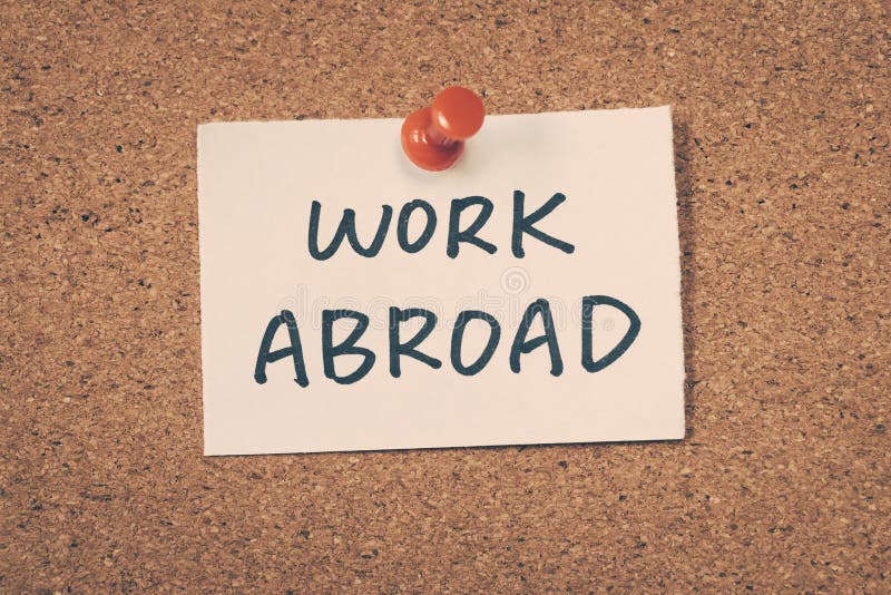 Work Abroad stock photo. Image of opportunities, career - 64945820