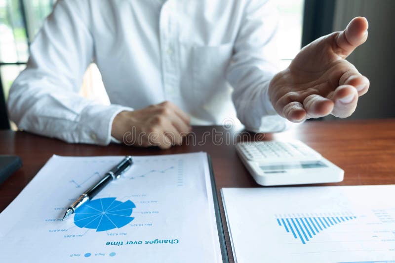 Work Advice Working Using a Phone Calculator Stock Image - Image of ...