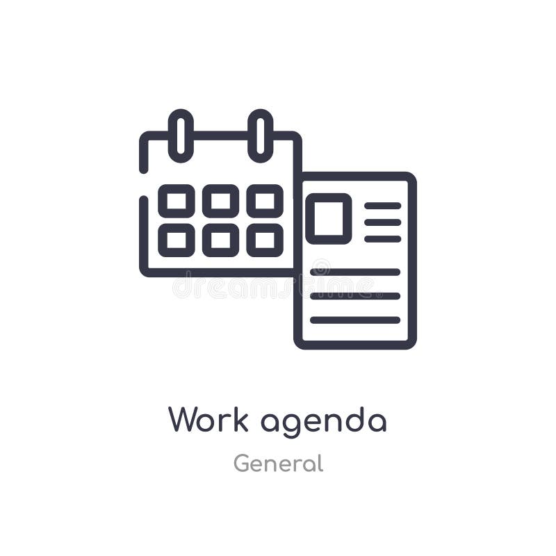 Linear Employee Going To Work Icon from Business Outline Collection ...