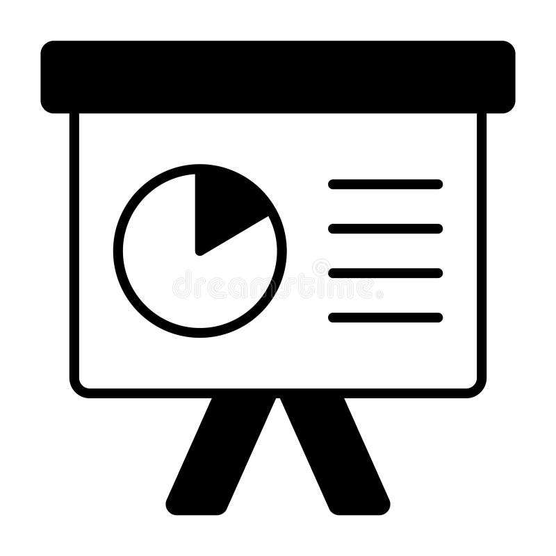 Work Analysis Icon Modern Illustration Stock Vector - Illustration of ...