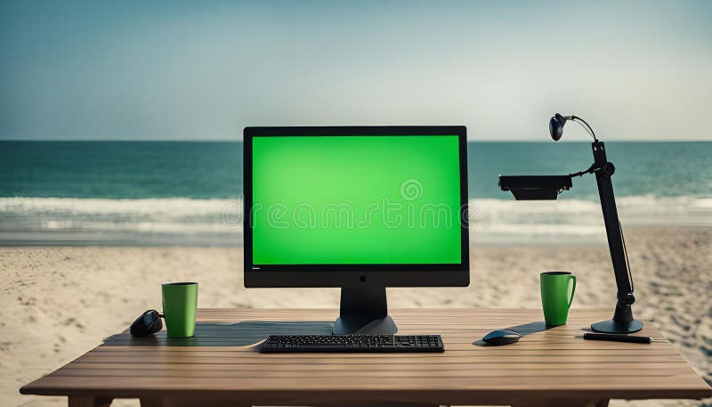 Work Anywhere Beachside Office Stock Photos - Free & Royalty-Free Stock ...
