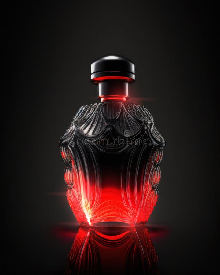 A Work of Art: Handcrafted Perfume Bottle with Intricate Patterns ...