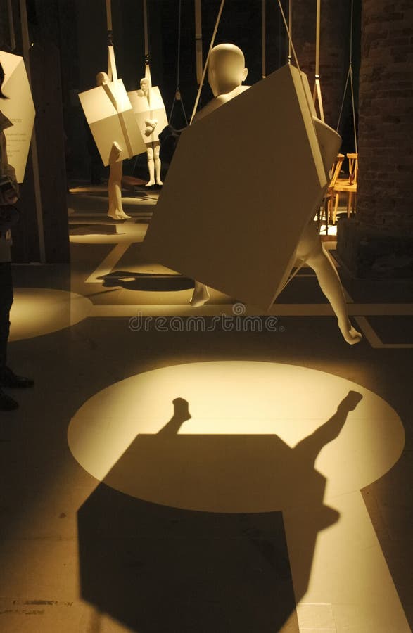 Work of Art Made with Hanging Dummies Editorial Image - Image of ...