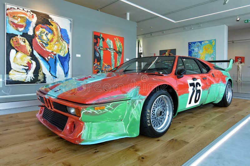BMW M1 Group 4 Racing Version Art Car by Andy Warhol (1979) Editorial ...