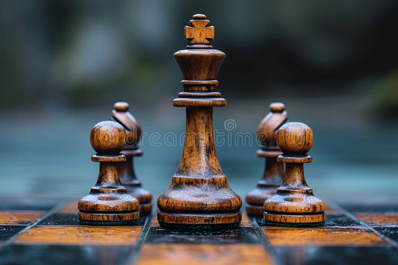 Work As a Team. Chess Concept Represents Success and Team Work Stock ...