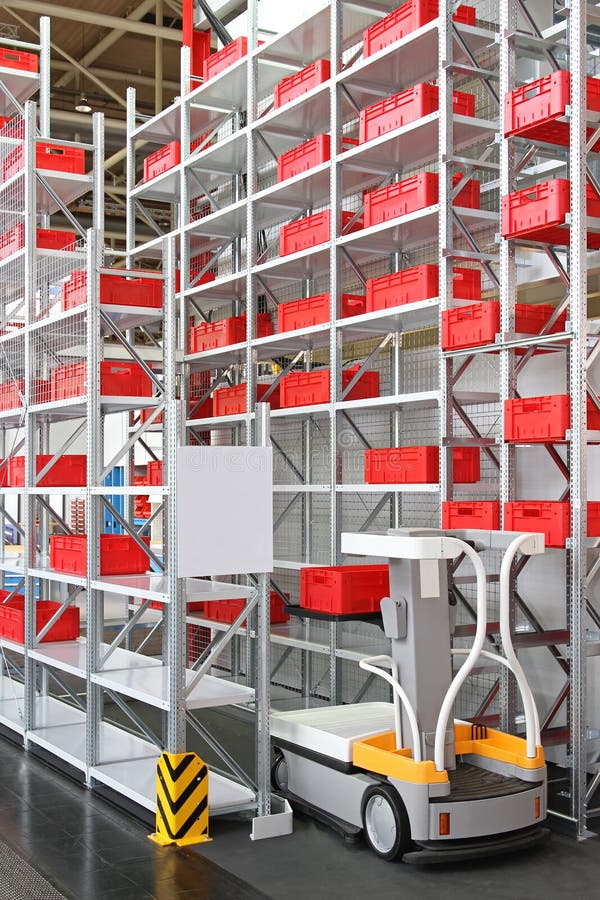 High rack stacker stock image. Image of work, business - 22450193